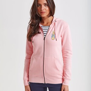 Peter Rabbit Flopsy Rabbit Ladies Fit Full Zip Sweatshirt Hoody ...
