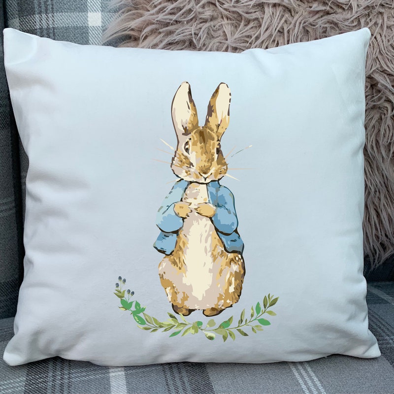 Rabbit Cushion - Etsy