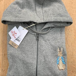 Peter Rabbit Flopsy Rabbit Ladies Fit Full Zip Sweatshirt Hoody ...
