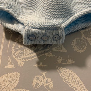 Embroidered Peter Rabbit | Baby Boys Knitted Romper | Long Sleeve ...