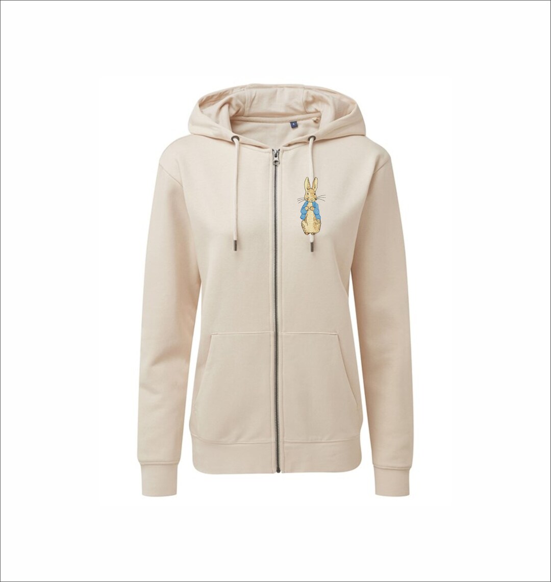 Peter Rabbit Flopsy Rabbit Ladies Fit Full Zip Sweatshirt Hoody ...