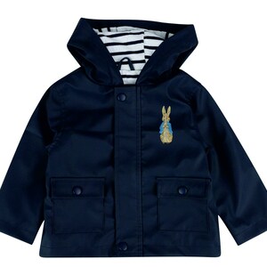 Child Parka Style Rain Jacket-embroidered With Peter Rabbit, 4 Colours ...