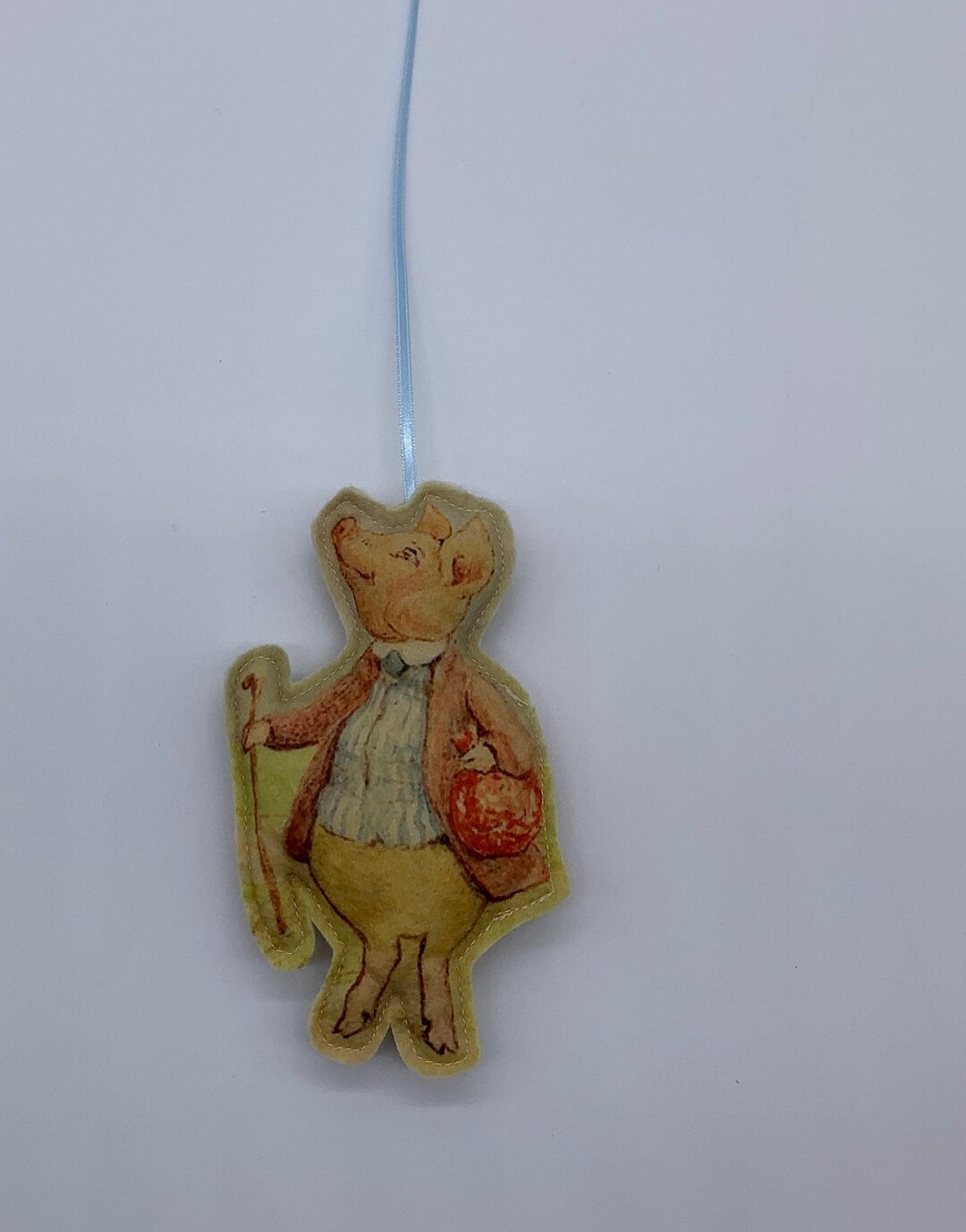 Piggling Bland Piggy- Decoration- Beatrix Potter-felt -handmade - Etsy