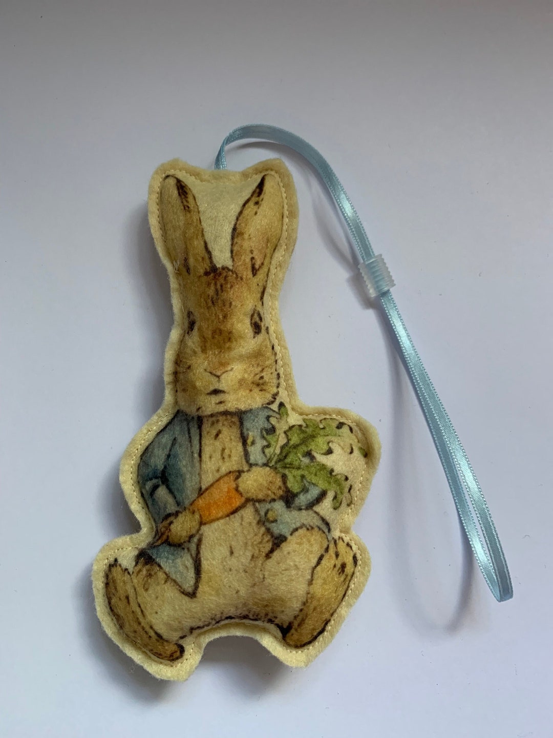 Peter Rabbit Eating a Carrot-decoration- Beatrix Potter- Felt -handmade ...