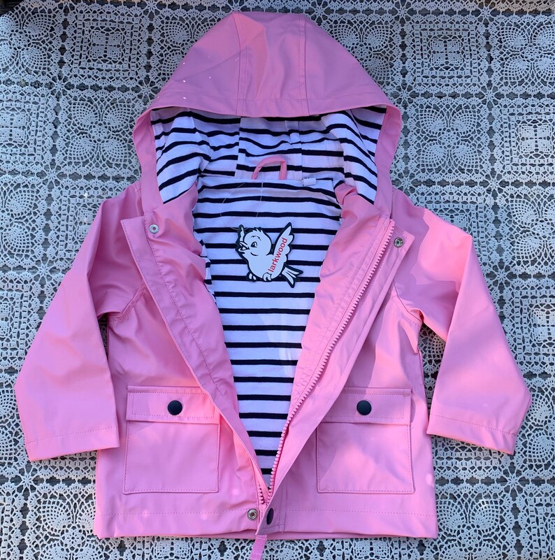 Child Parka Style Rain Jacket-embroidered With Peter Rabbit 4 - Etsy