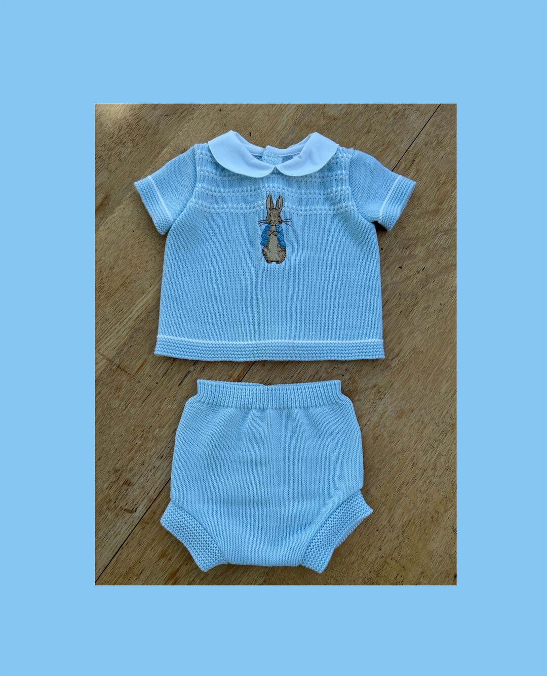 NEW Embroidered Peter Rabbit | Baby Boys 2 Piece Knitted Jumper ...