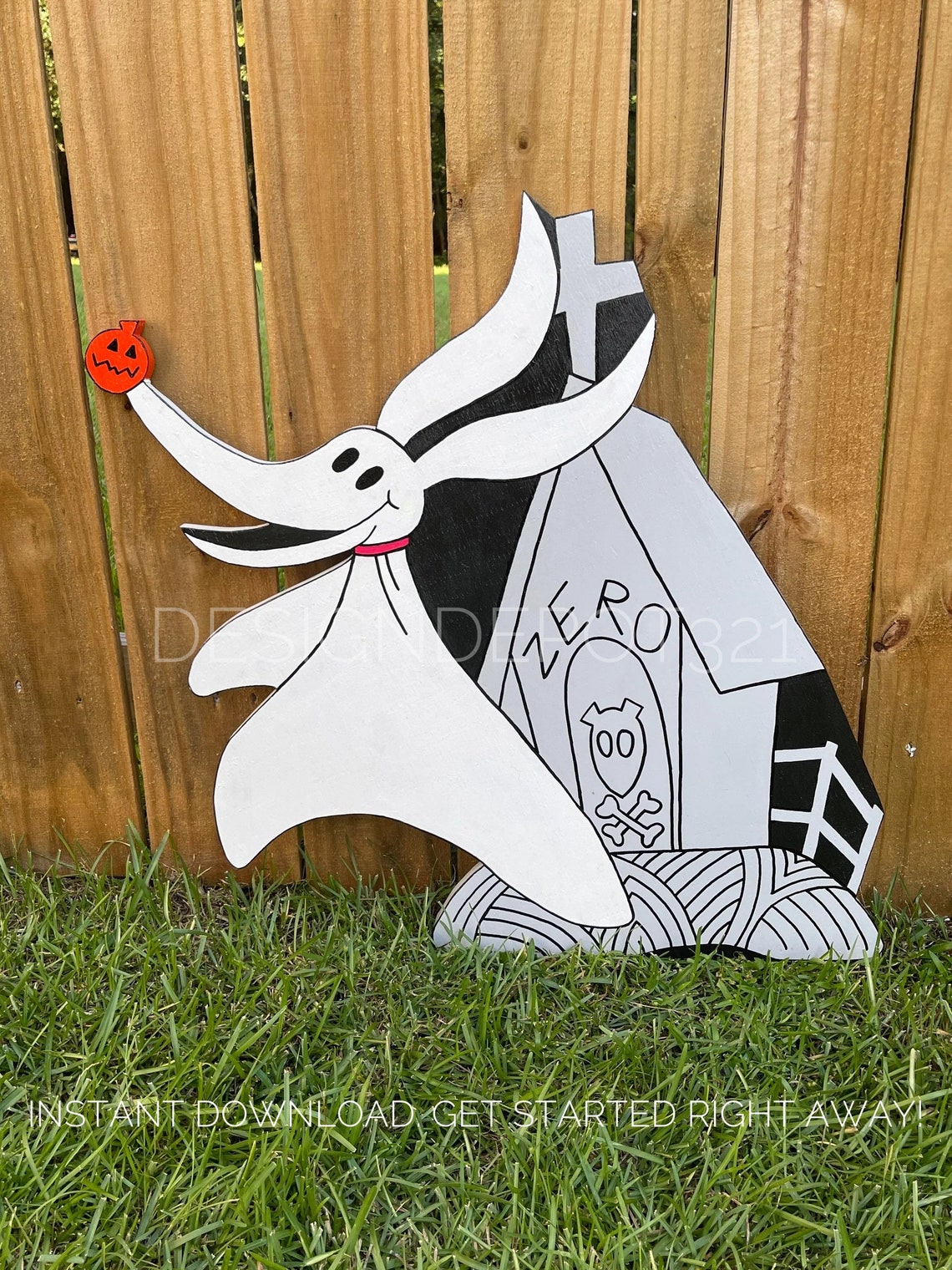 Digital Zero Doghouse Nightmare PDF | INSTANT DOWNLOAD | Holiday | Yard ...