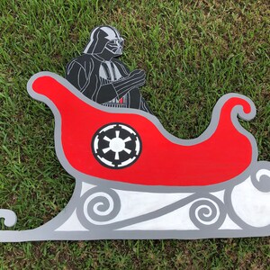 Digital Robot Walker Reindeer Pulling Darth Villain PDF - Etsy