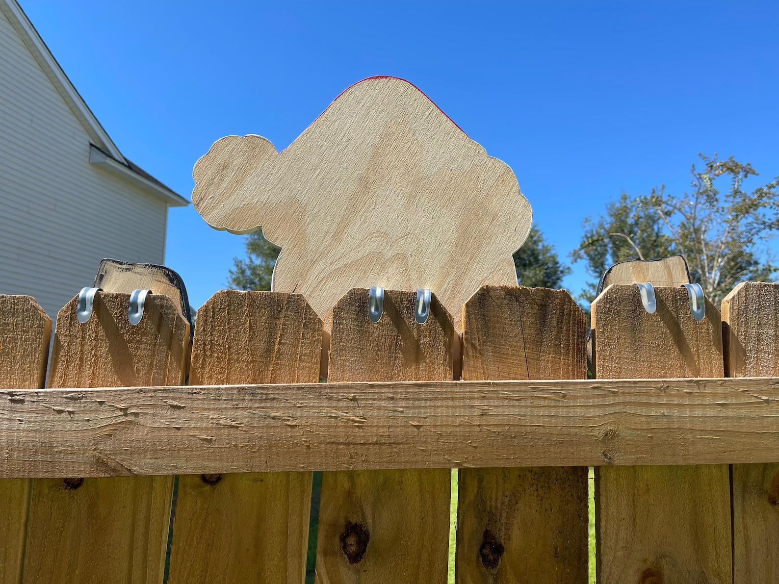 Digital Jack Peeking Over Fence PDF | INSTANT DOWNLOAD | Yard Art | Diy ...