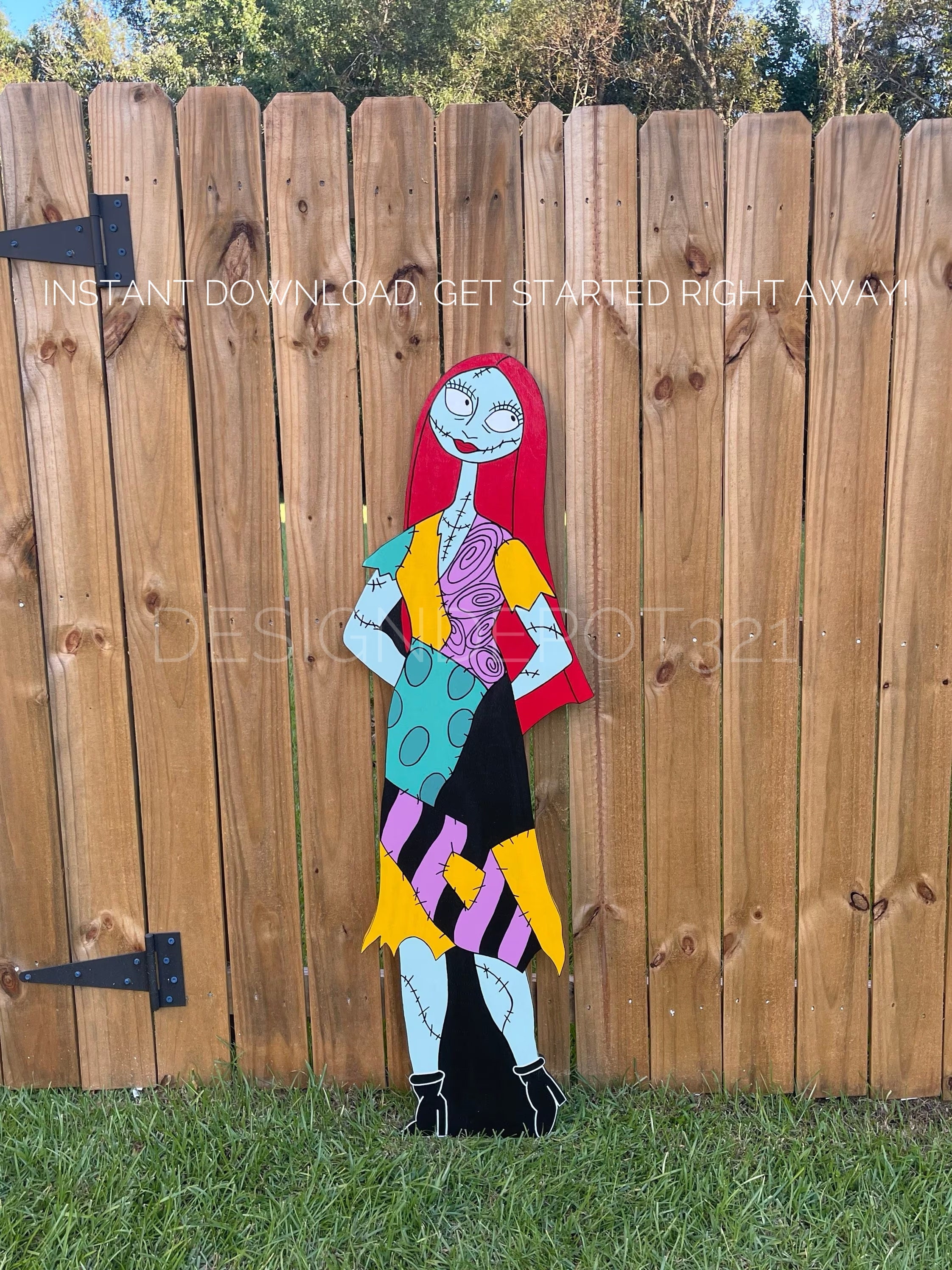 Digital Sally Nightmare PDF | INSTANT DOWNLOAD | Holiday Decor | Yard ...