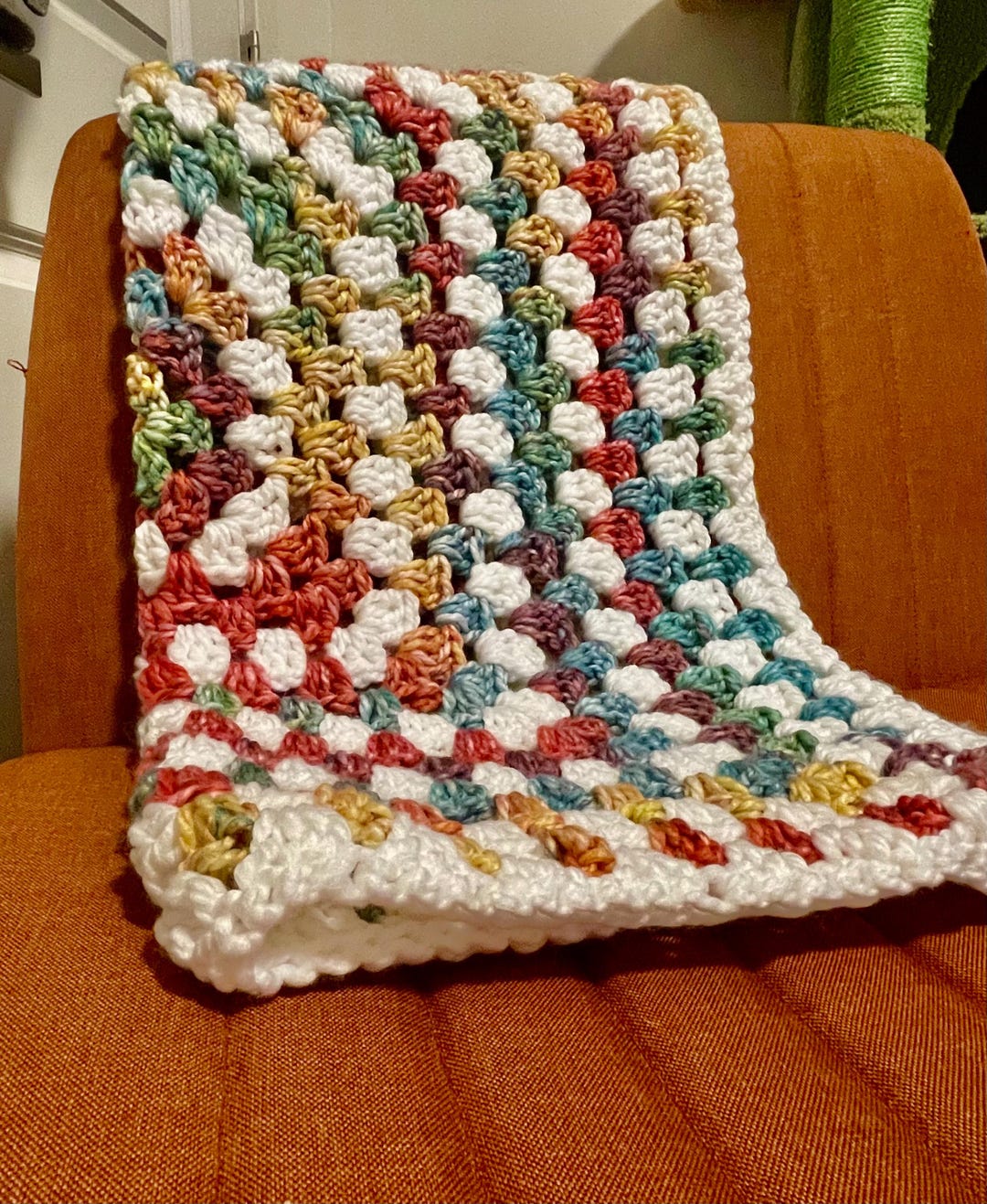 Milk and Cereal Inspired Crochet Receiving Blanket - Etsy