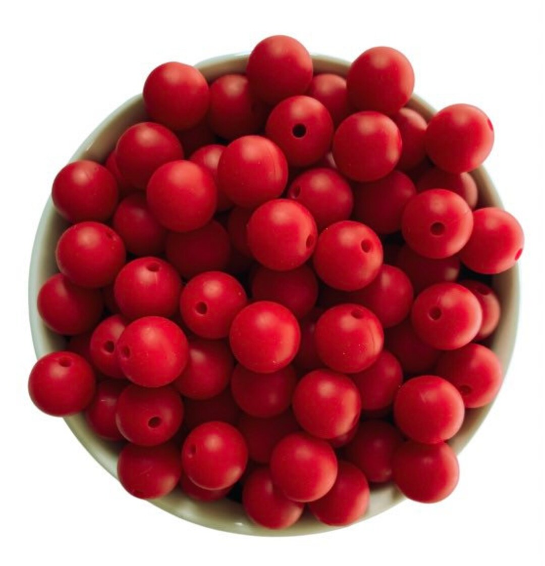 12mm American Flag Red Silicone Beads , Wholesale Beads - Etsy