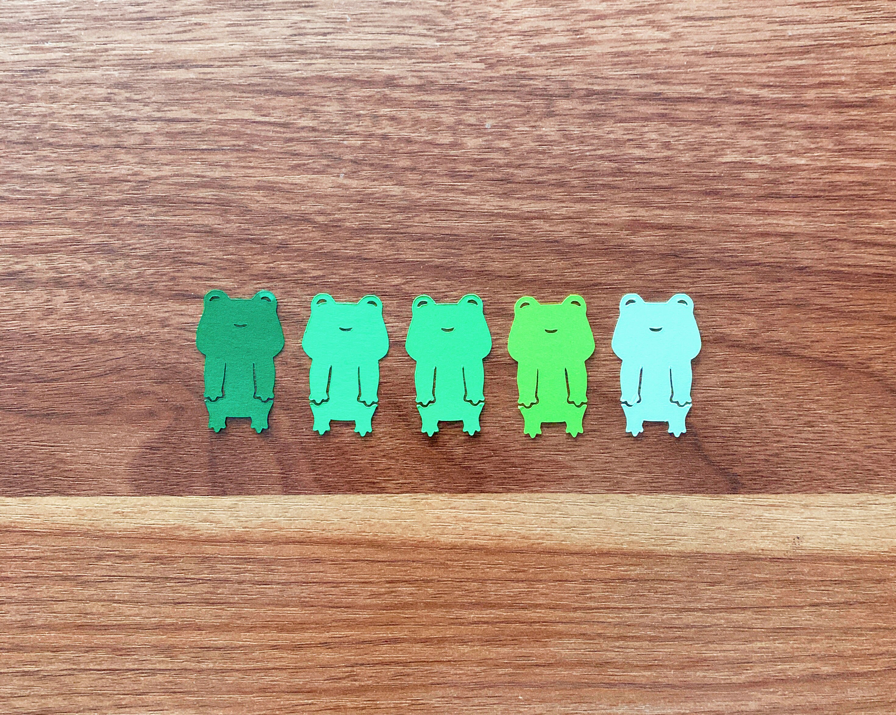 Frog Bookmarks Cute Stationery Paper Art Cute Craft - Etsy