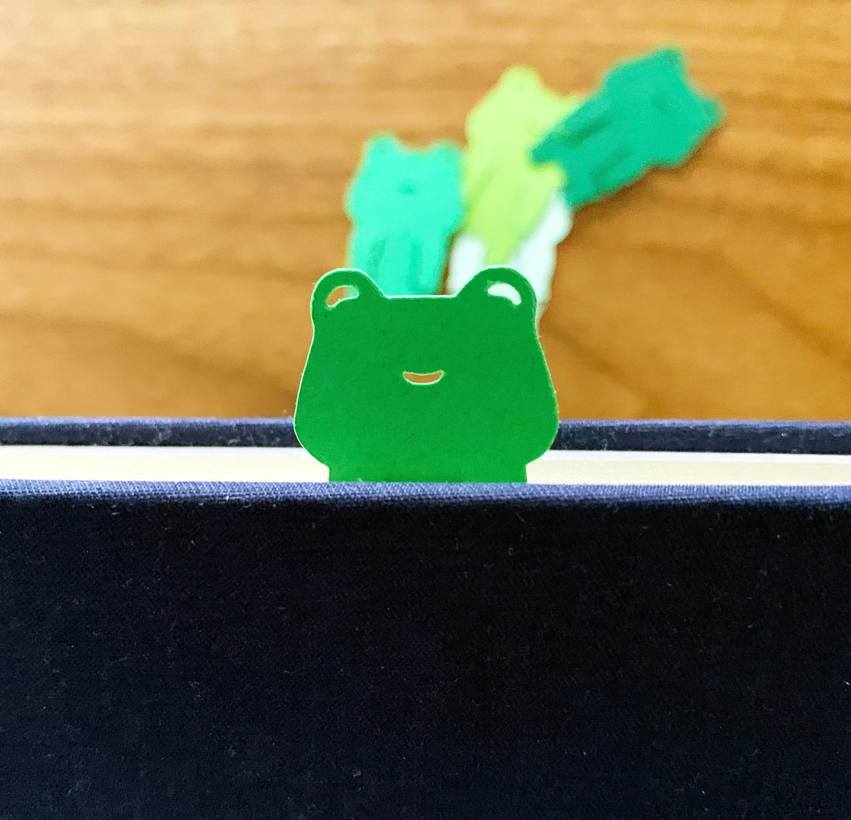 Frog Bookmarks Cute Stationery Paper Art Cute Craft - Etsy