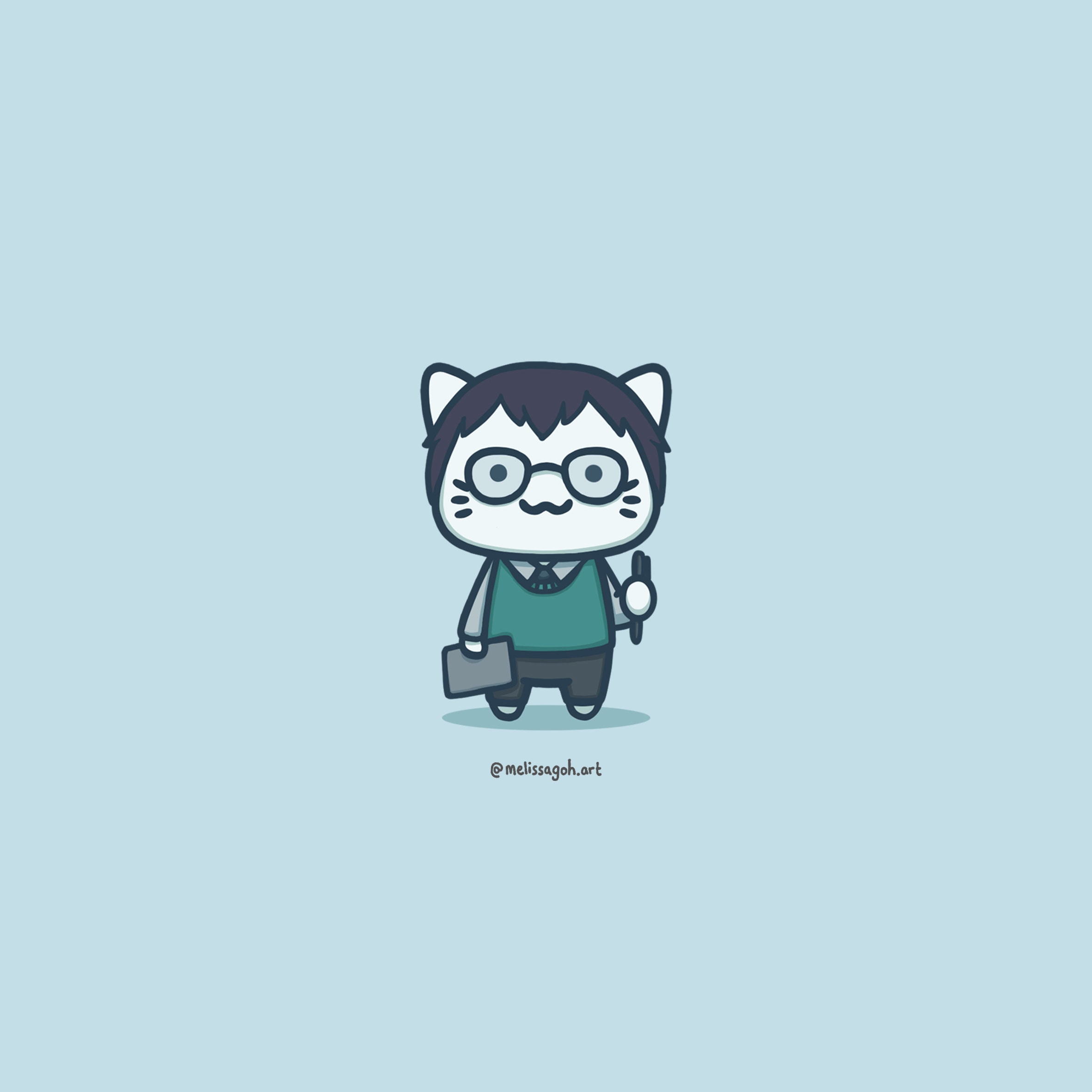 PERSONALISED MBTI CAT | Custom Artwork | Illustration | Myers Briggs ...