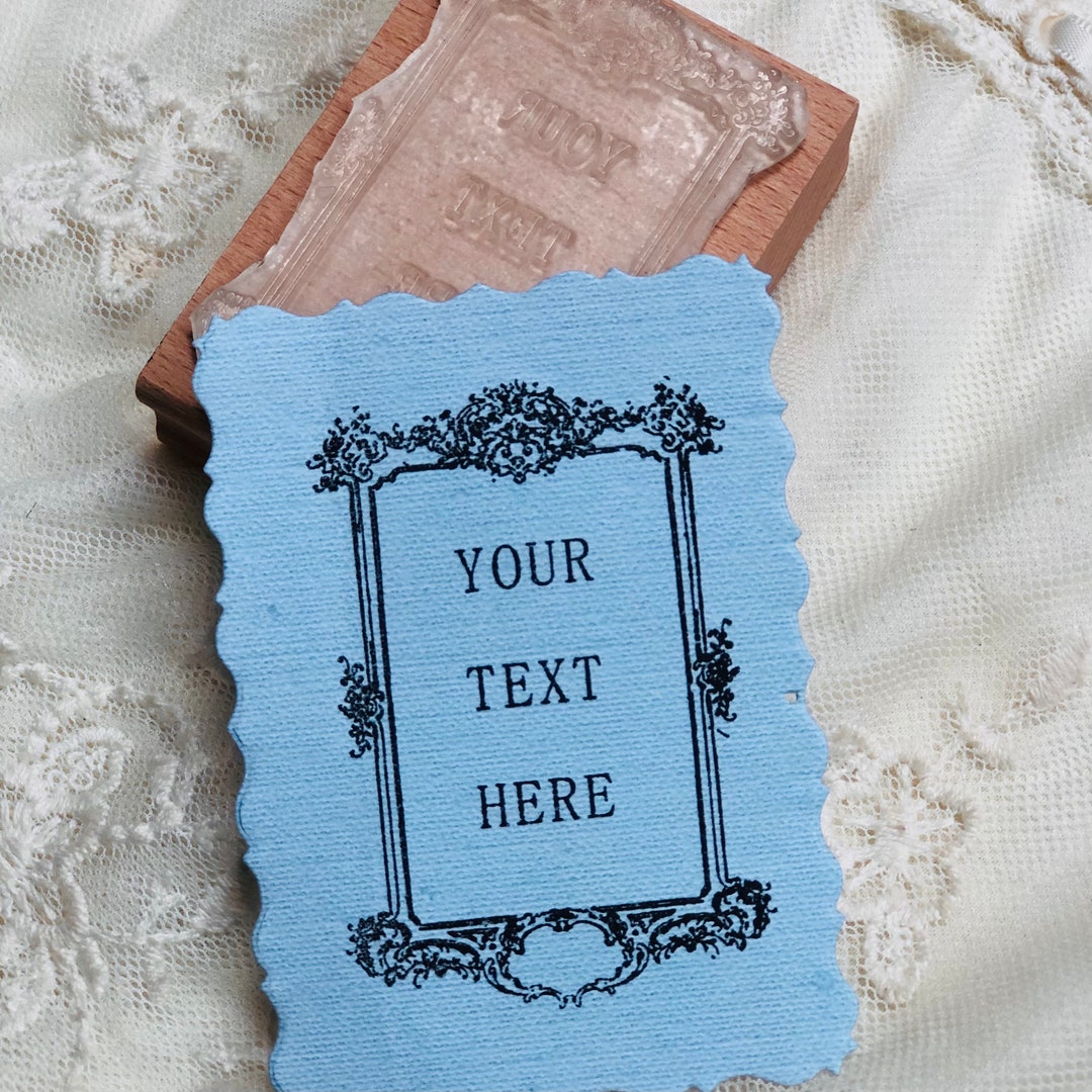 Bespoke Custom Rubber Stamps / Your Own Wording Rubber Stamp ...