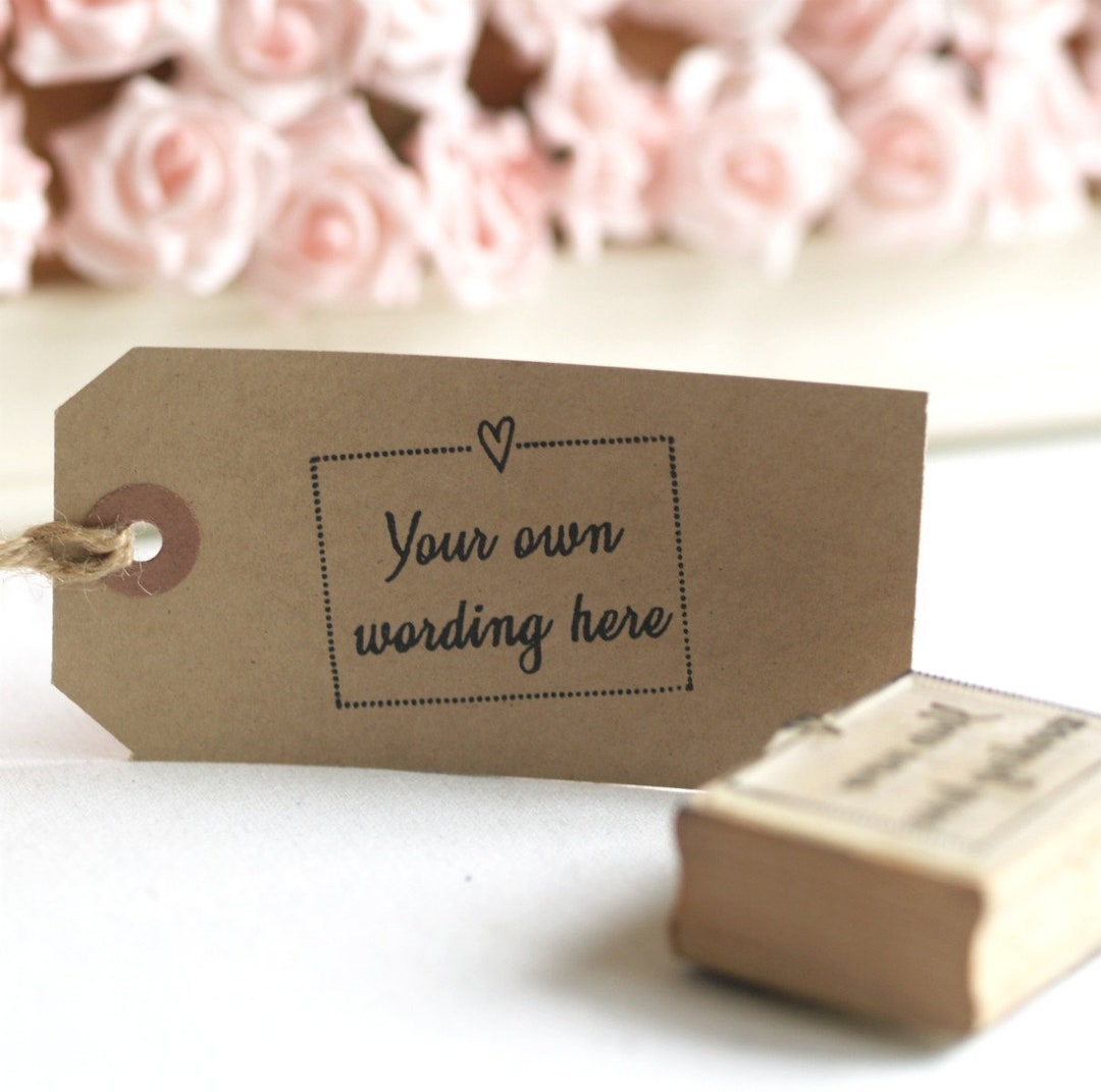 Personalised 'my Own Wording' Framed Rubber Stamp / Stampers in the UK ...