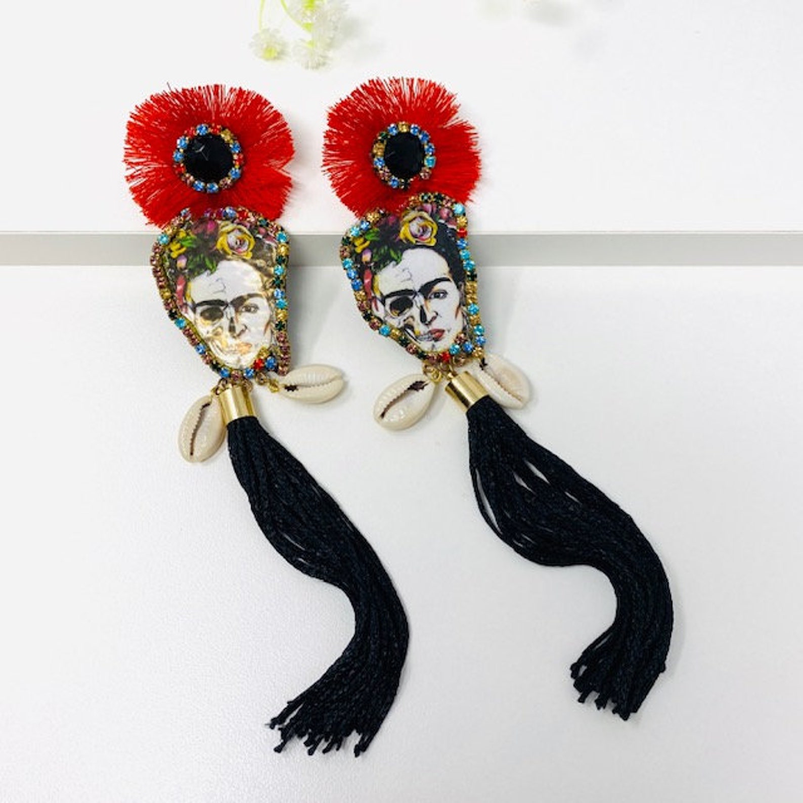 Frida Kahlo Earrings,frida Jewelry, Cool Earrings ,awesome Frida Kahlo ...