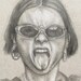 Custom Graphite/pencil Portrait on Gray Paper - Etsy