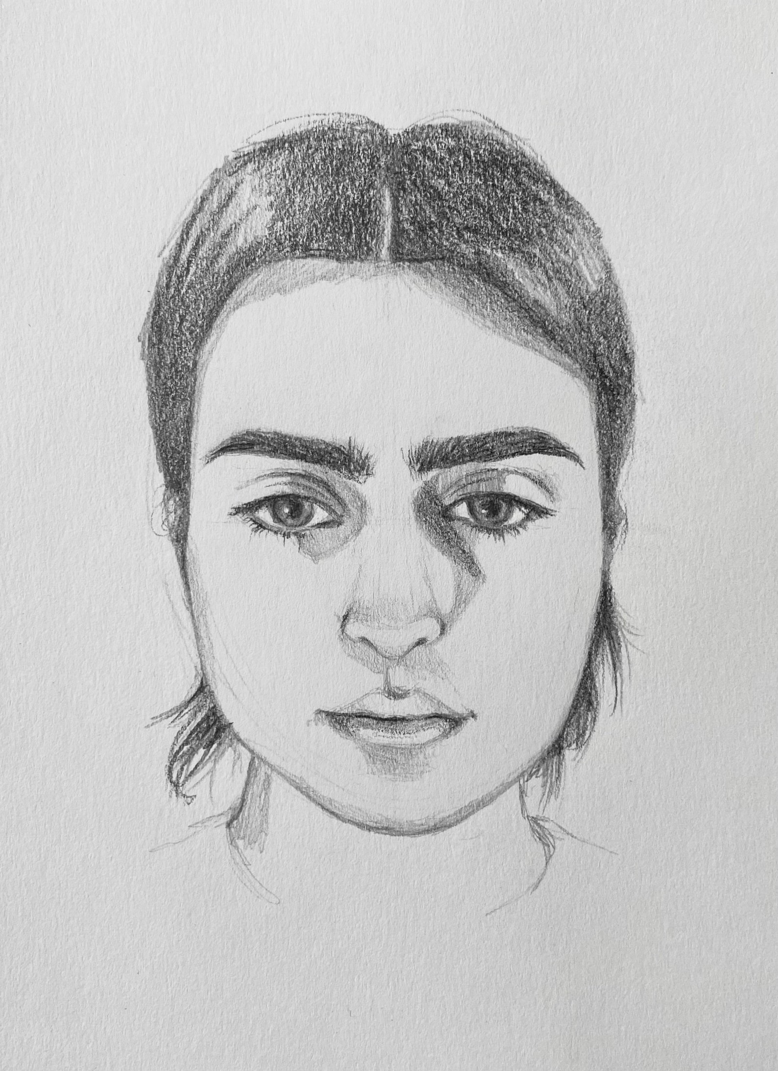 Custom Simple Pencil Portrait - Etsy