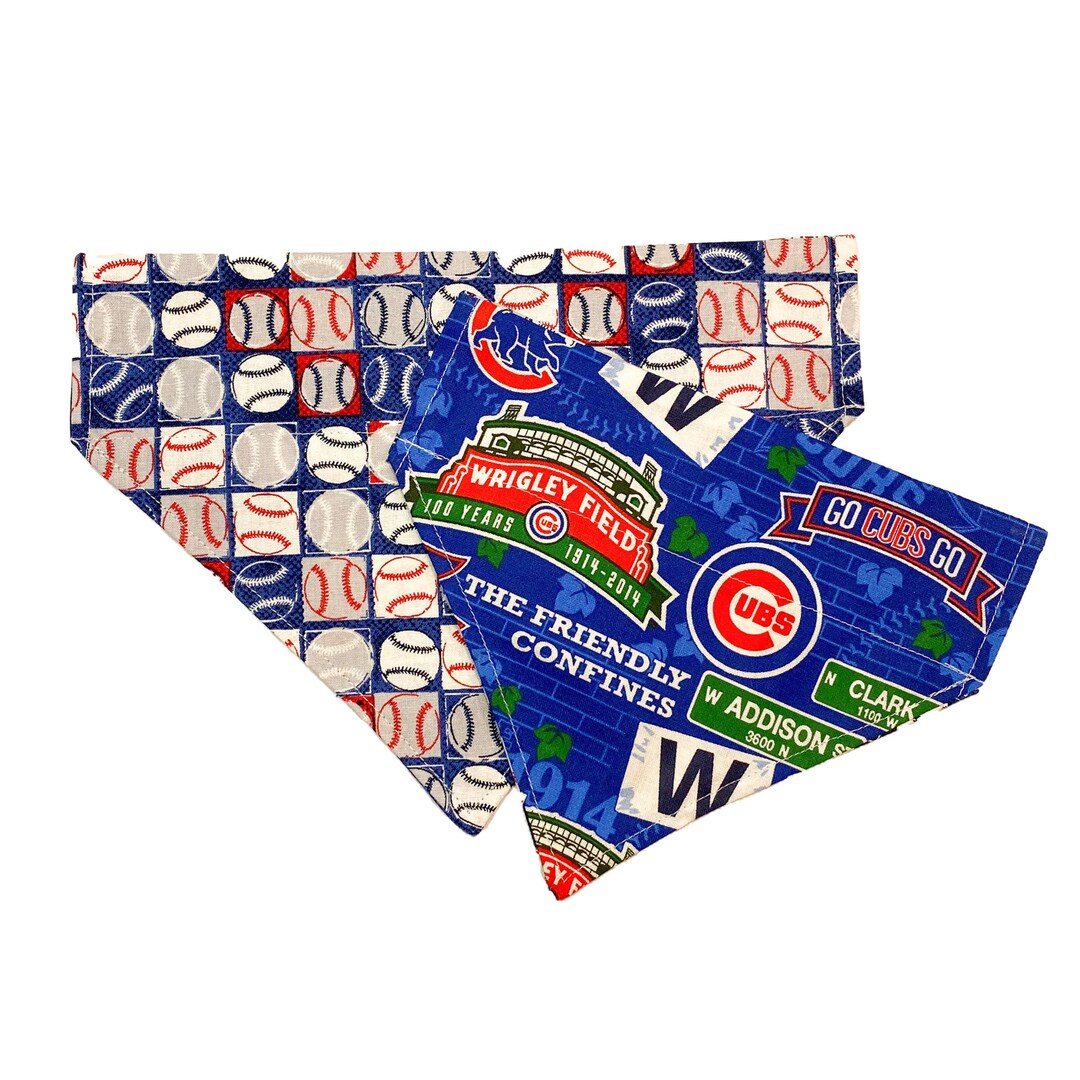 Fly the Flag / Cubs / Baseball / Reversible / Bandanna / Dog Bandana - Etsy