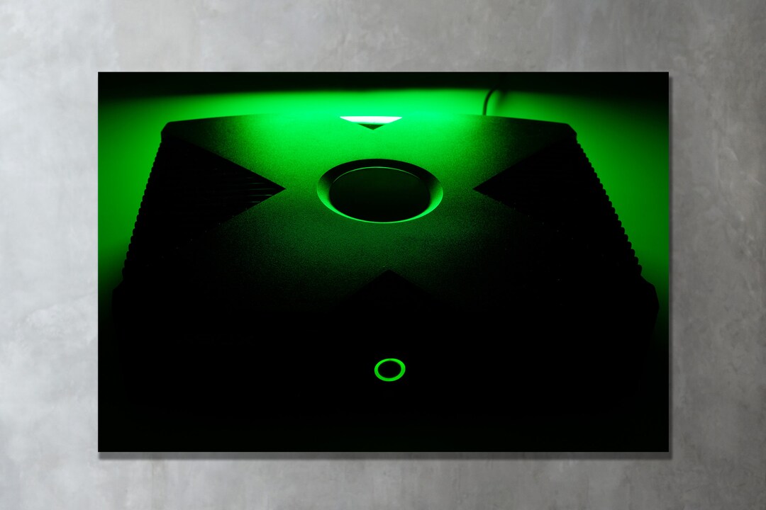 Xbox Inspired Video Game Decor, Photo Prints for Mancave and Game Room ...