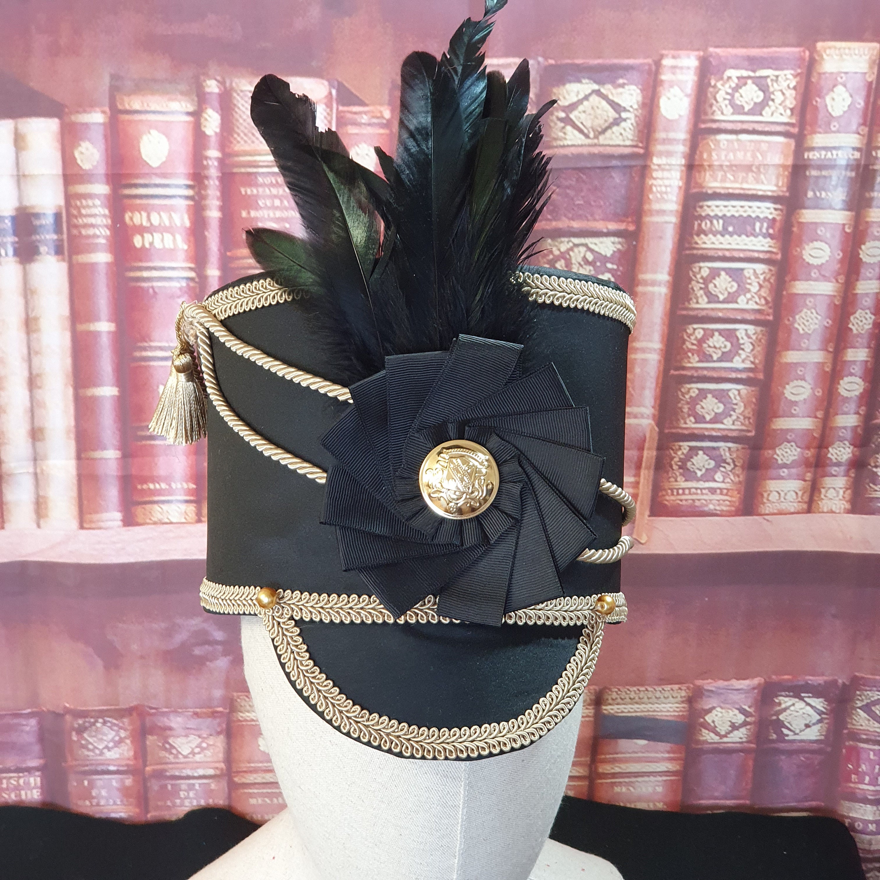 THE KITTY Regency Style Shako Hat many Colours Available | Etsy UK