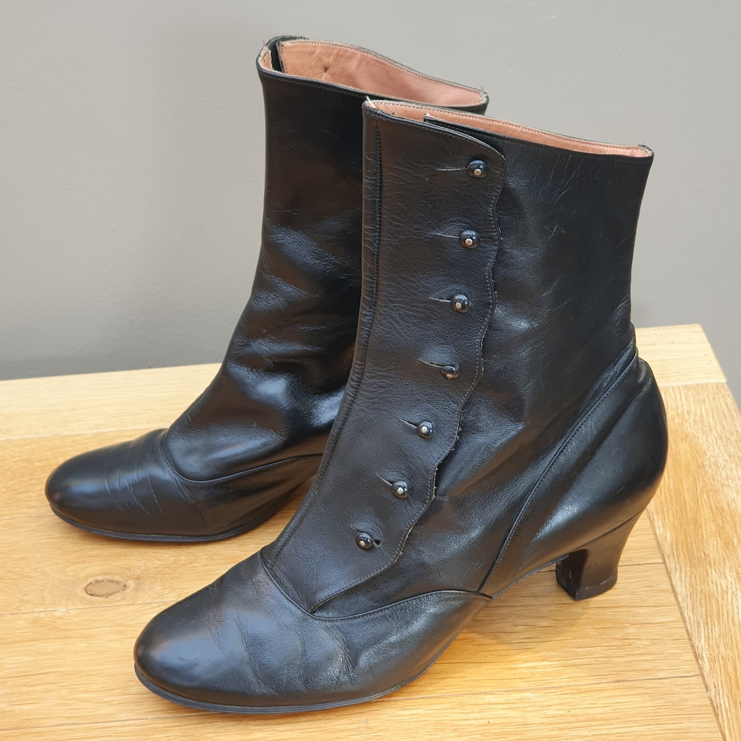 Vintage Ladies' Victorian Style Boots by Anello & Davide - Etsy