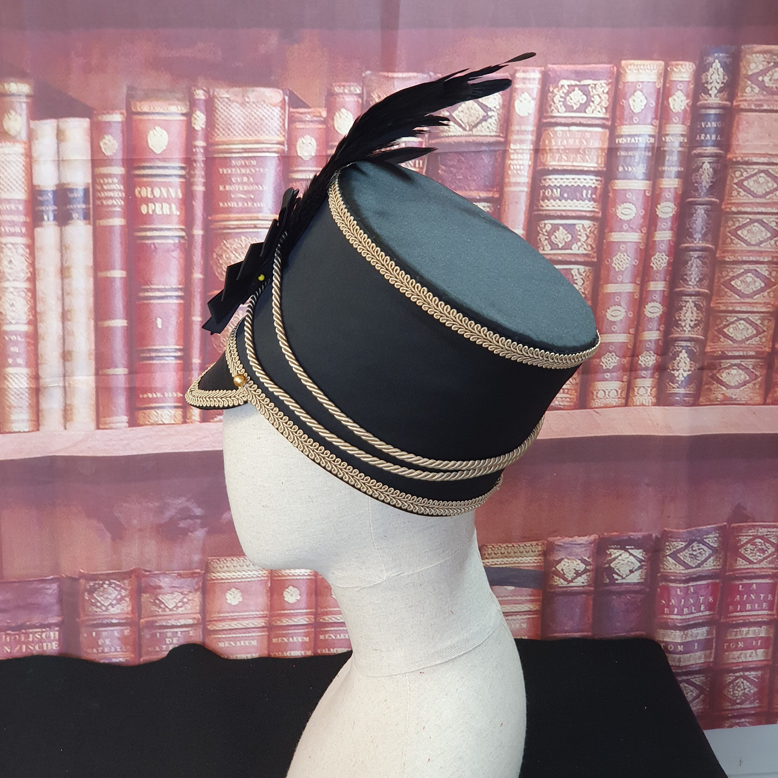 THE KITTY Regency Style Shako Hat many Colours Available | Etsy UK
