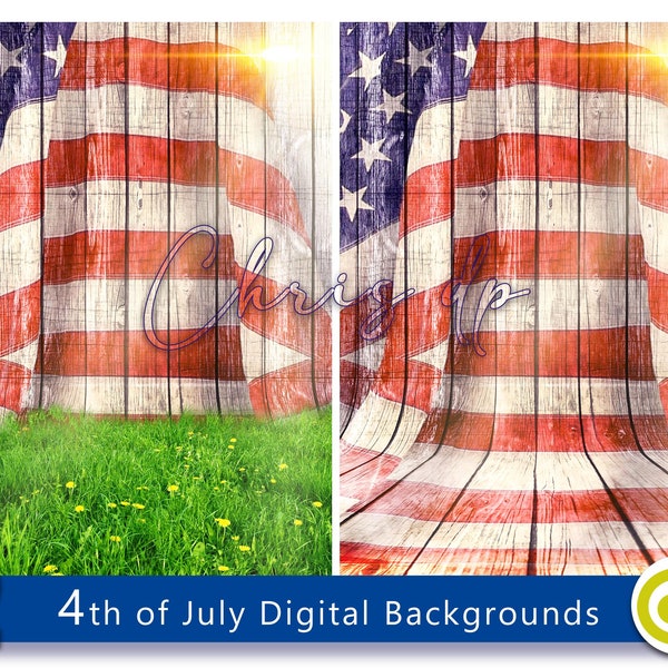 Red White and Blue Photo Backdrop - Etsy