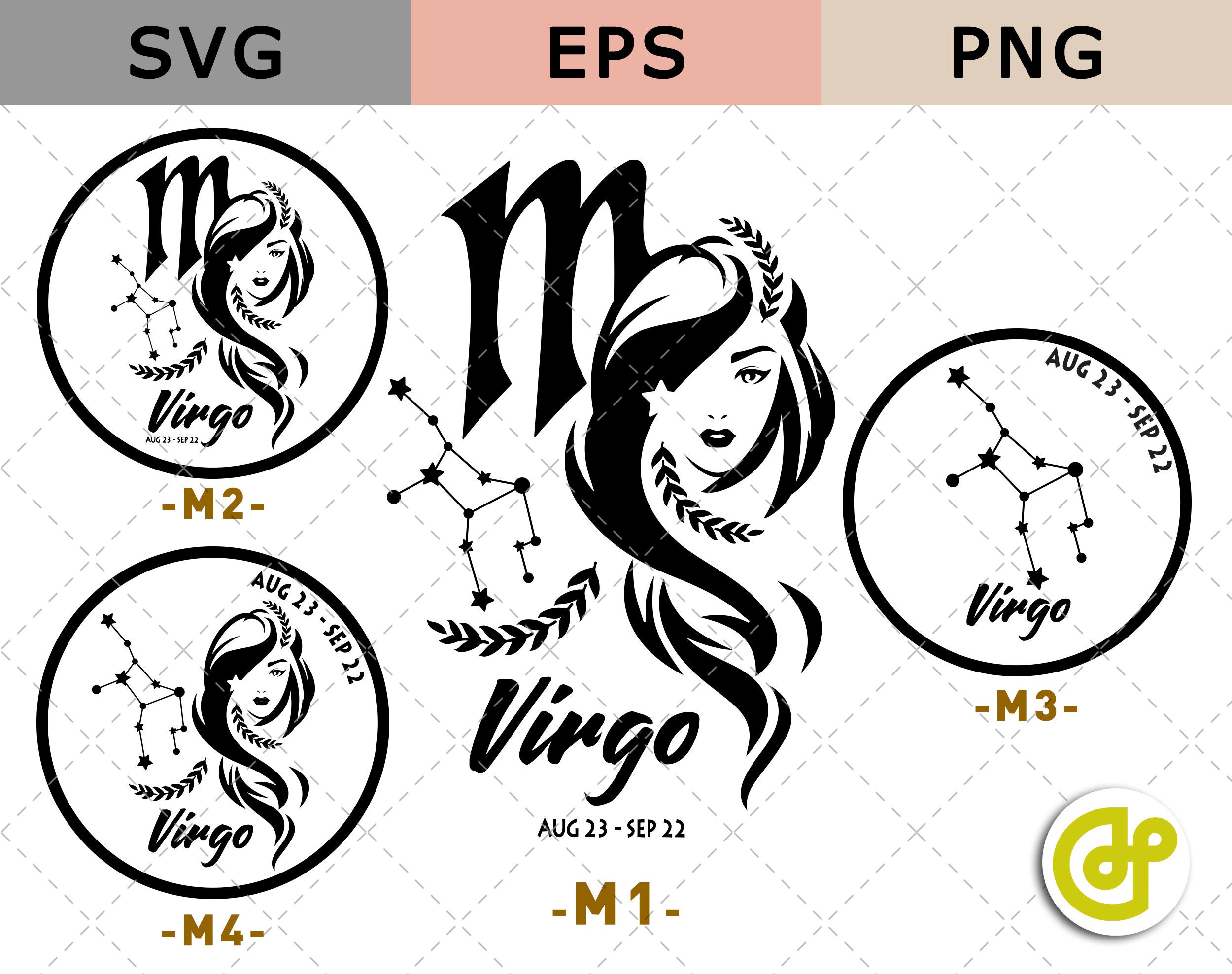Birthday Gift SVG Files Sayings Virgo Clipart Zodiac SVG Zodiac Clipart ...