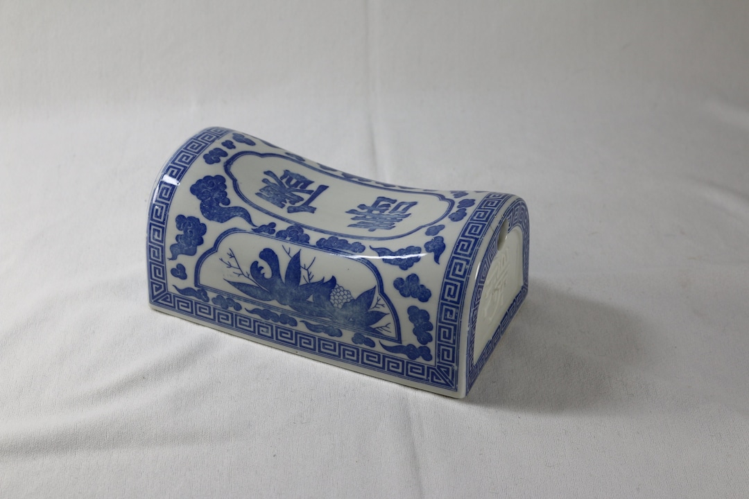 Porcelain Pillow Japanese Geisha Takamakura Circa 1950's - Etsy