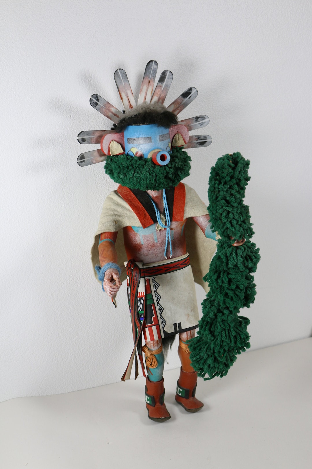 Large Morning Singer Hopi Kachina Possibly by Peter Shelton Jr. - Etsy