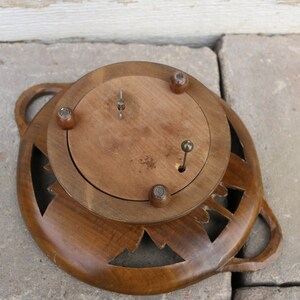 Vintage Hand Carved Musical Wooden Tray - Etsy