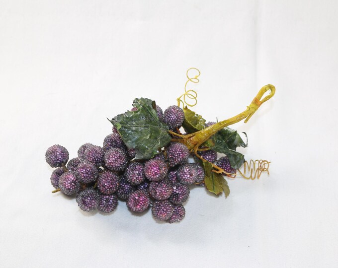 Vintage Beaded Grape Cluster - Etsy