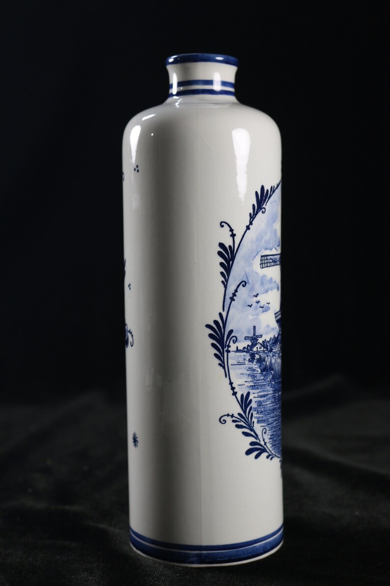 Delft Blue Stoneware Decanter - Etsy
