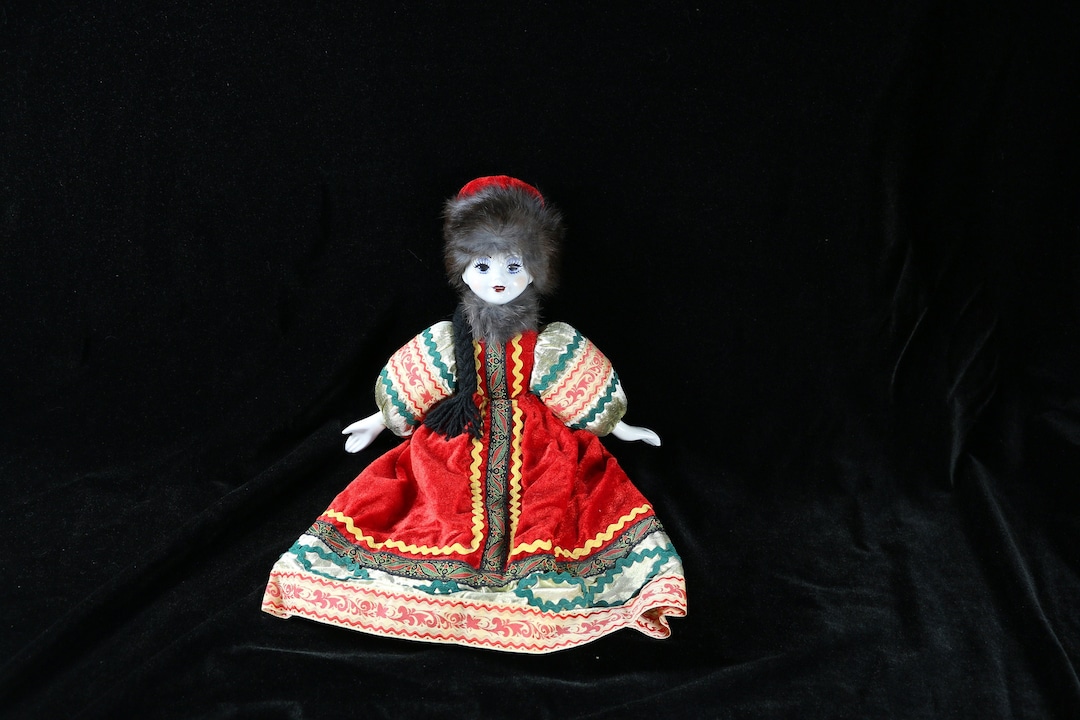 Vintage Porcelain Russian Doll - Etsy