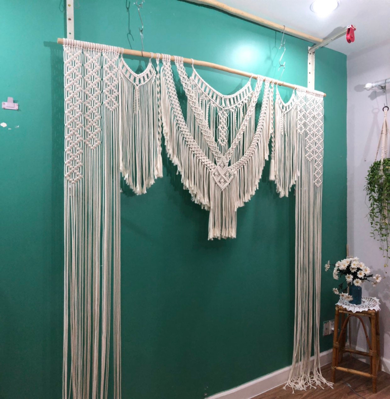 Macrame Wedding Arch Macrame Wedding Backdrop Boho Wedding | Etsy