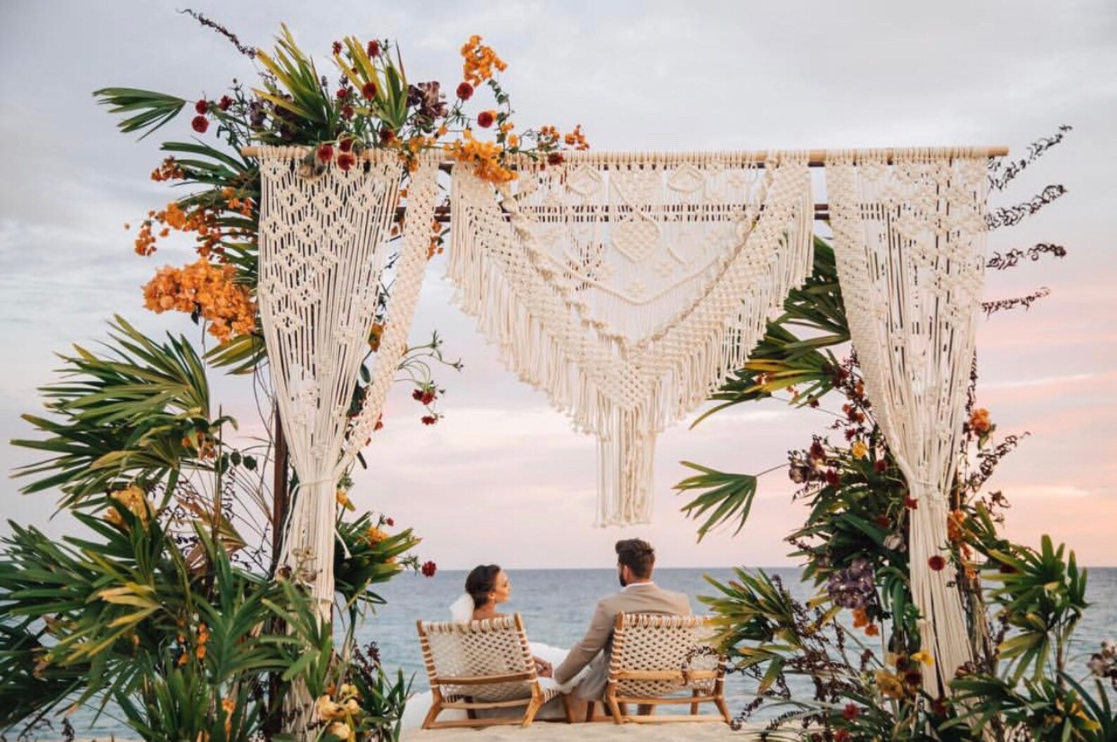 Macrame Wedding Backdrop, Macrame Wedding Arch, Macrame Wall Hanging - Etsy