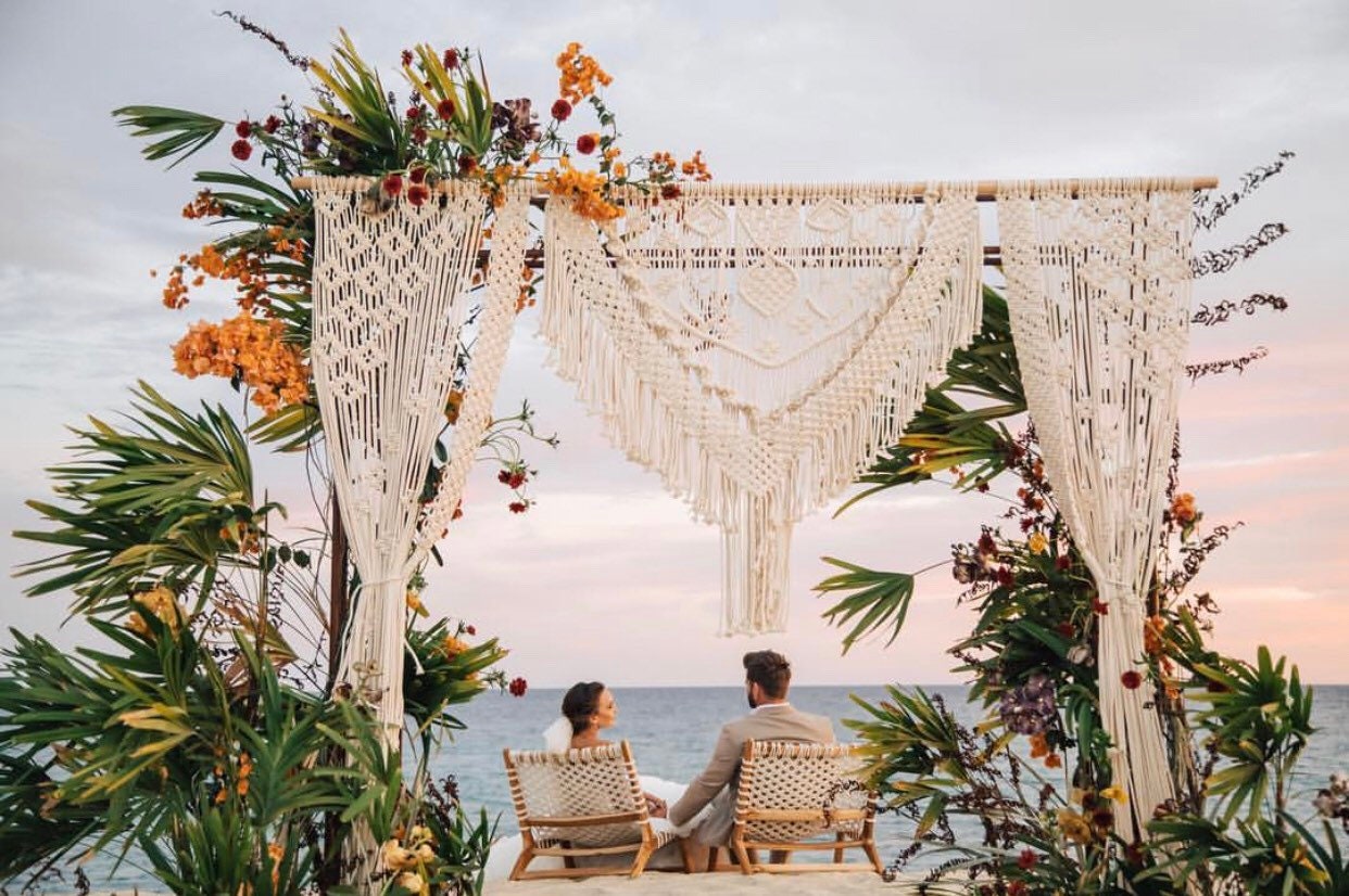 Macrame Wedding Backdrop Macrame Wedding Arch Macrame Wall | Etsy Australia