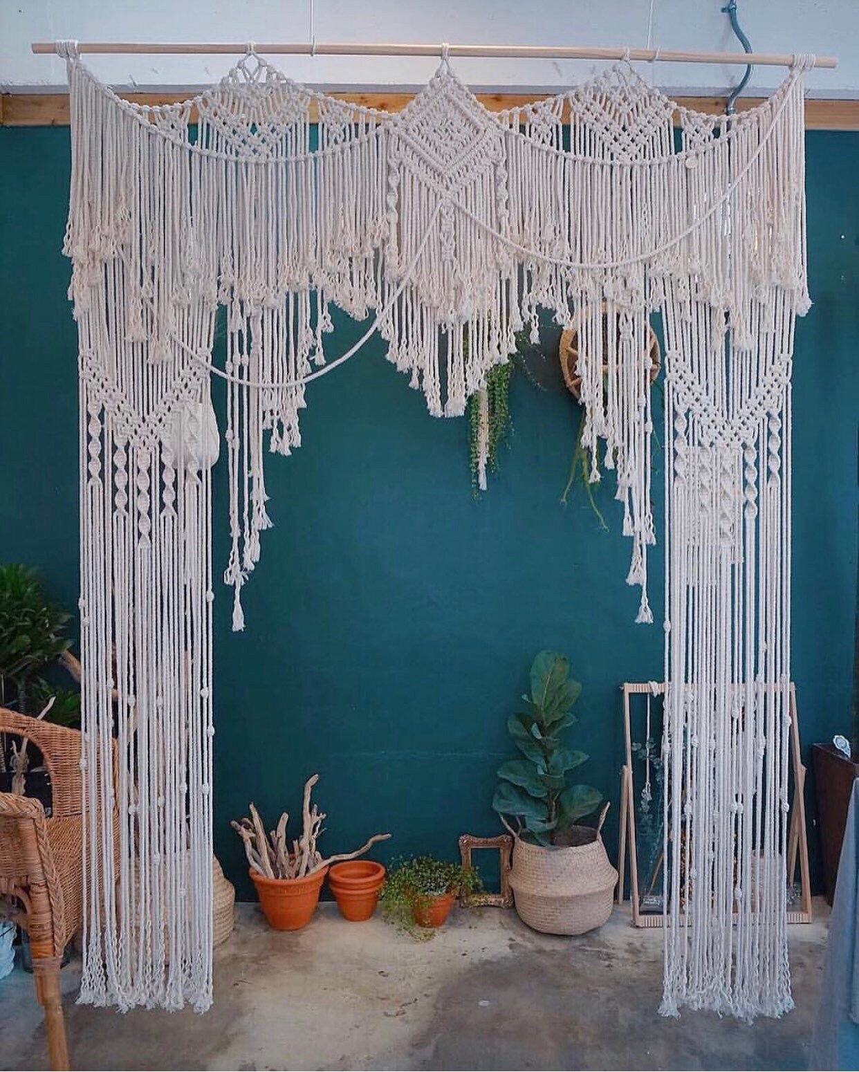 Rustic Macrame Wedding Arch Macrame Wedding Backdrop Boho - Etsy Australia