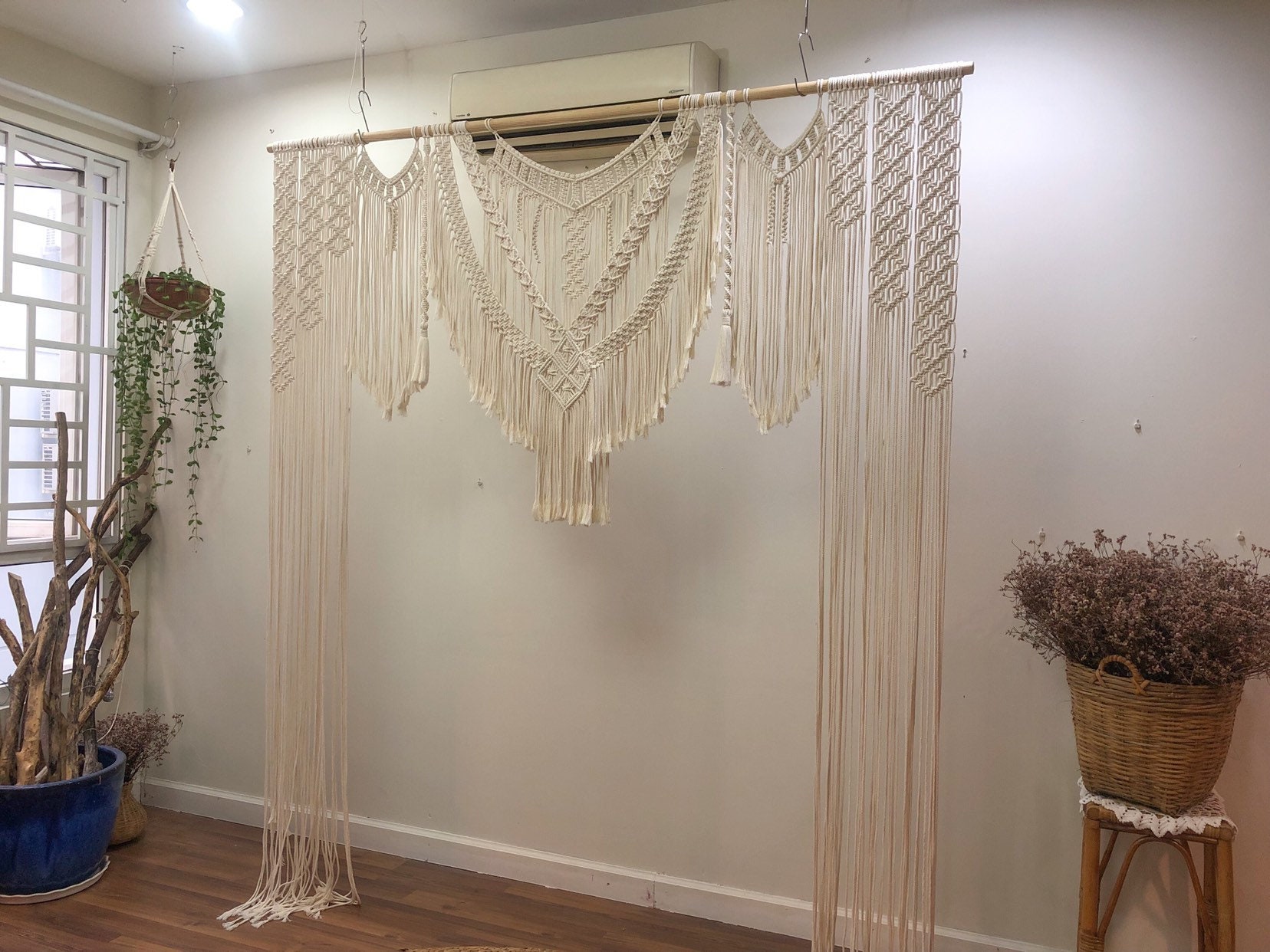 Macrame Wedding Arch Macrame Wedding Backdrop Boho Wedding | Etsy