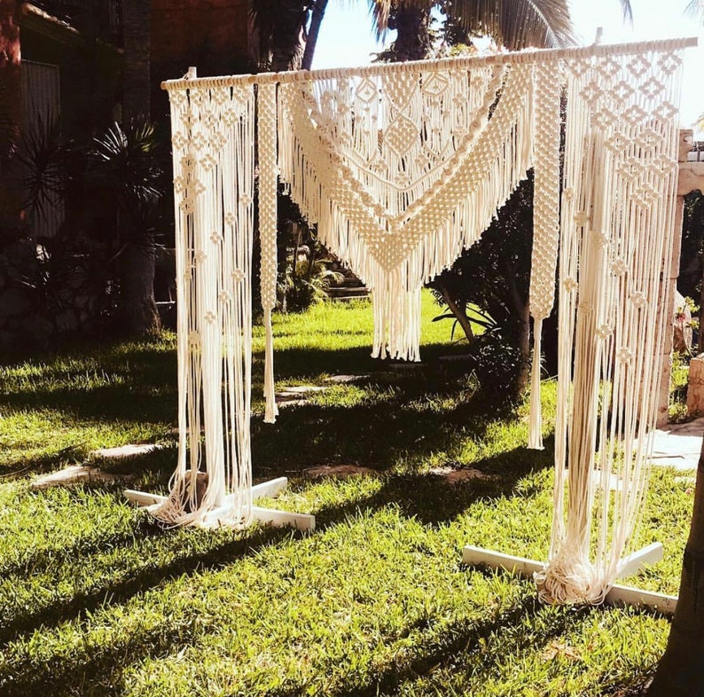 Macrame Wedding Backdrop, Macrame Wedding Arch, Macrame Wall Hanging - Etsy