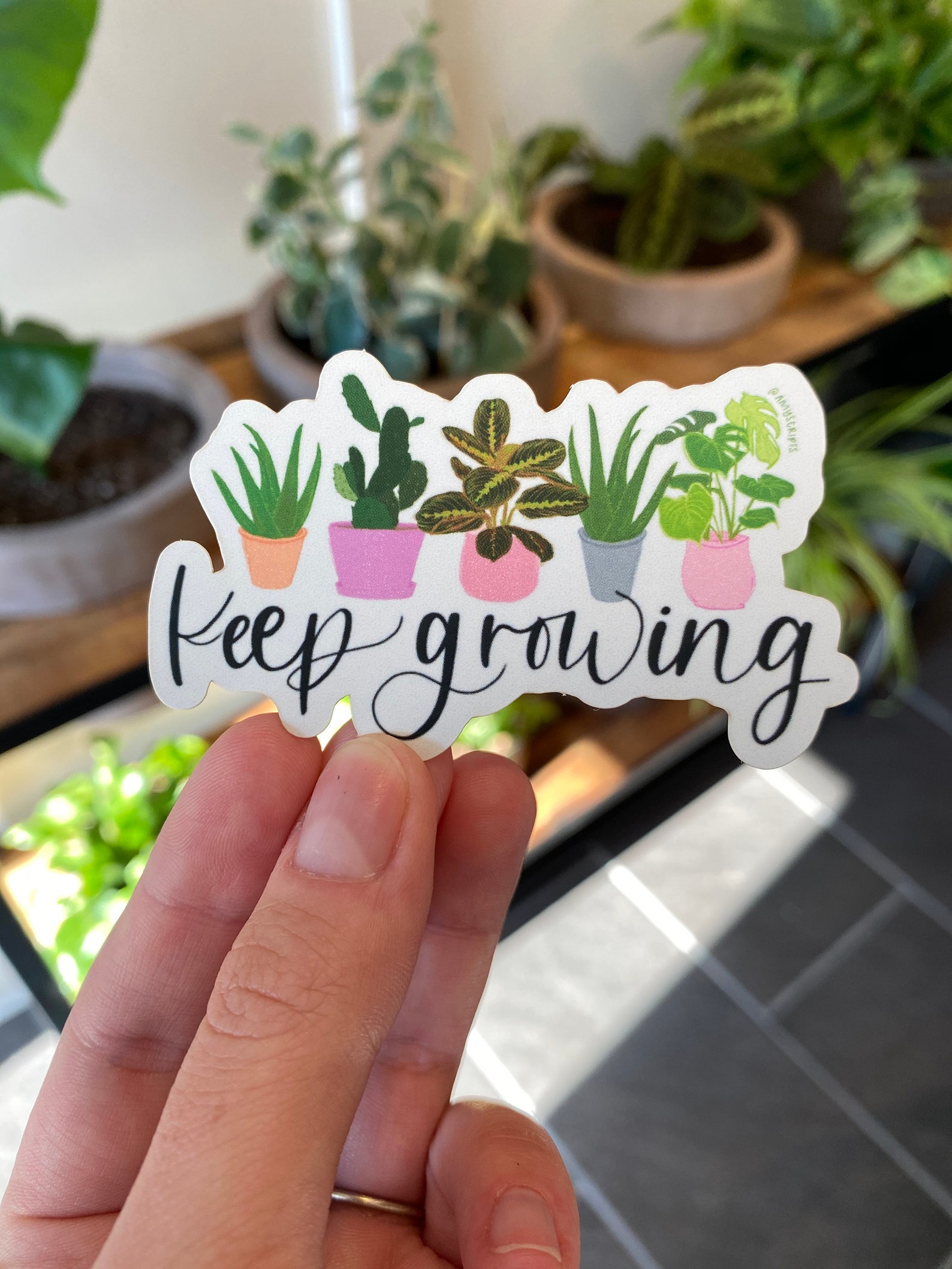 Keep Growing Sticker - Etsy