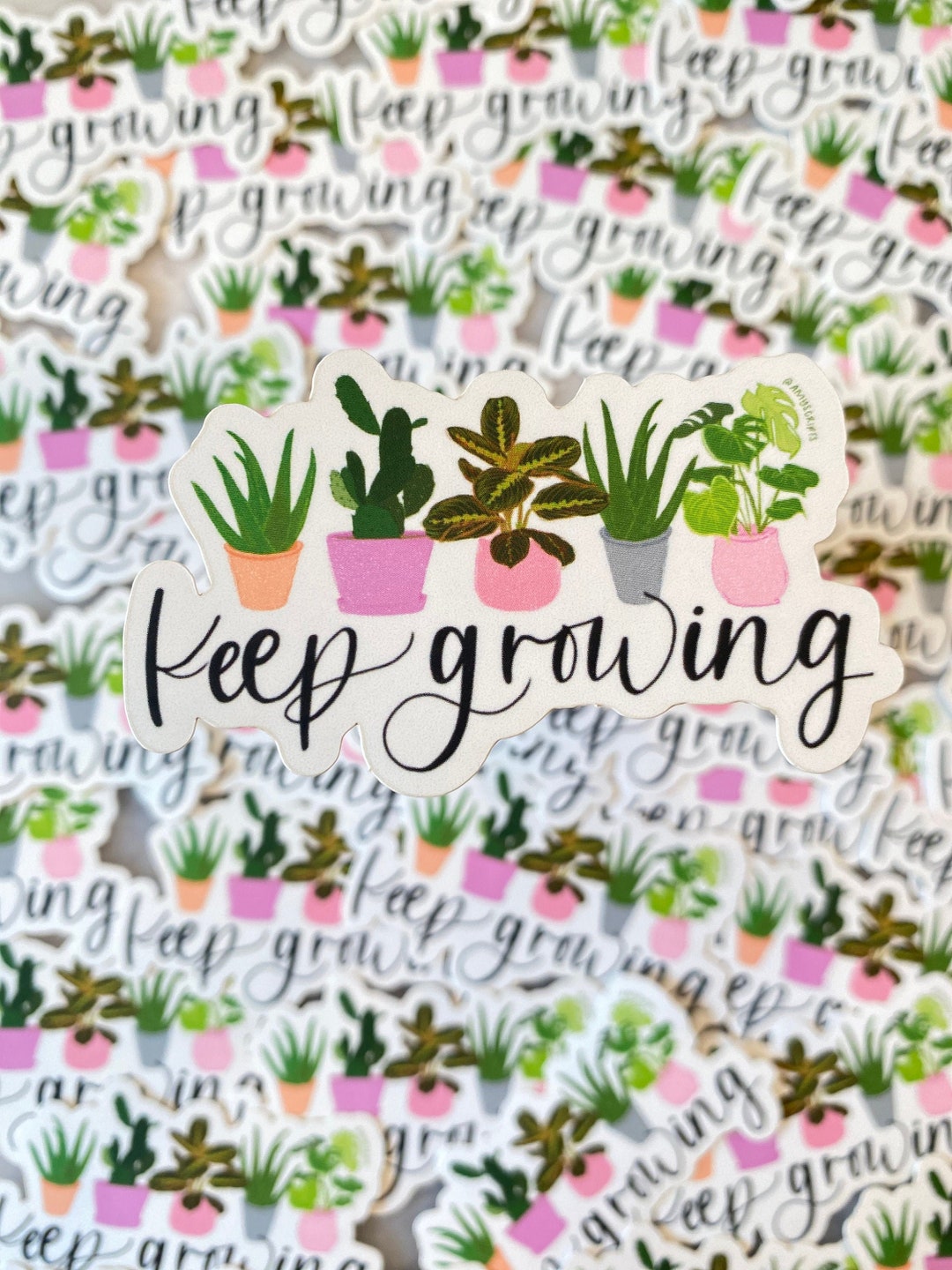 Keep Growing Sticker - Etsy
