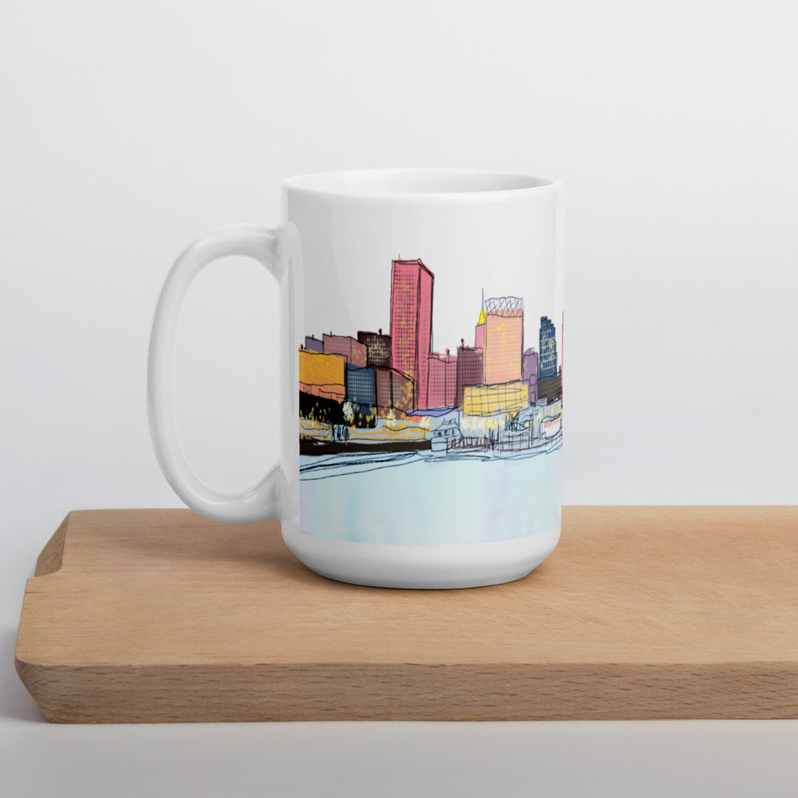 Baltimore Skyline Mug - Etsy