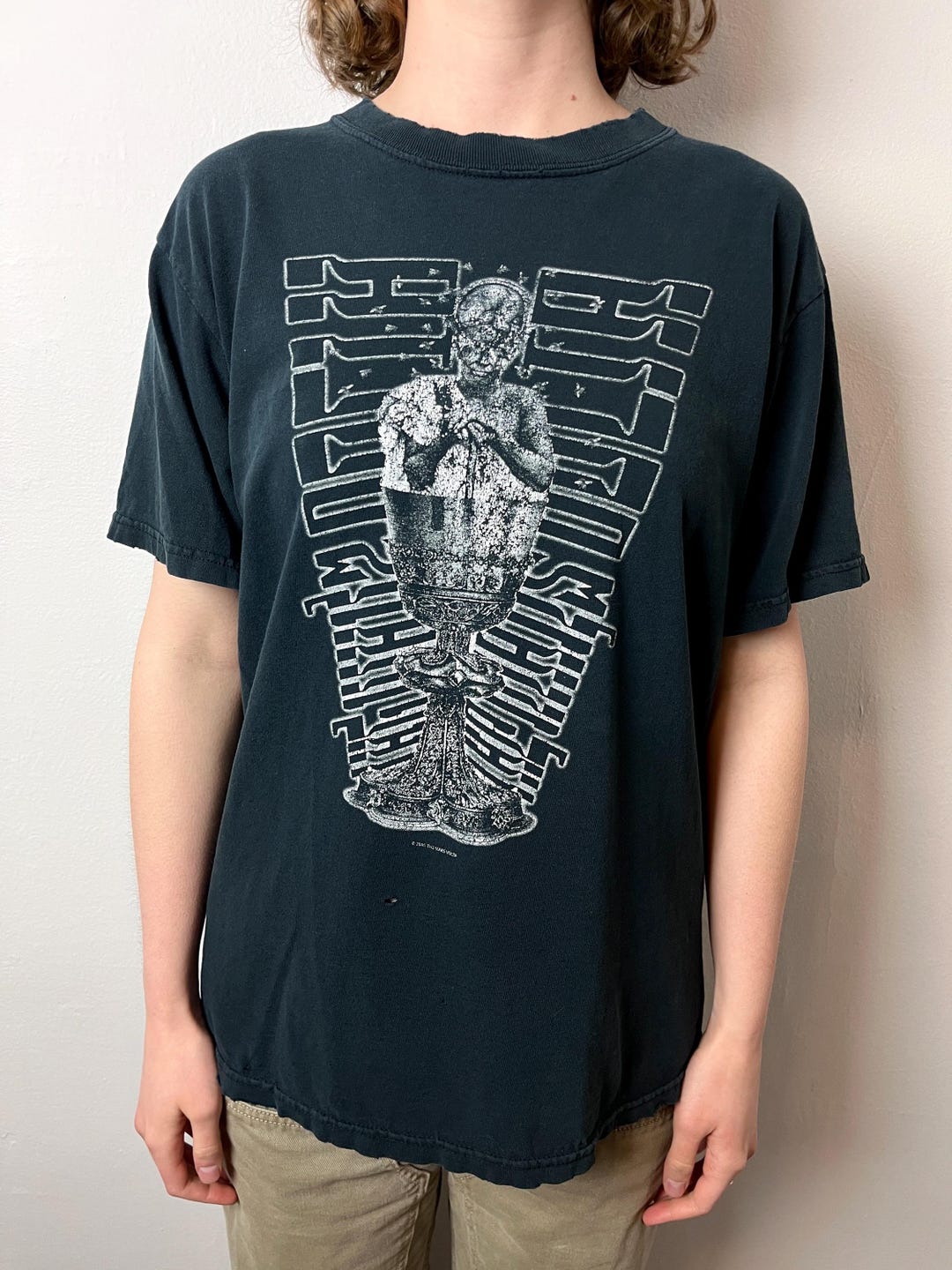 Vintage 2000s Mars Volta Black Concert Tee - Y2K Emo Post Hardcore (M/S ...
