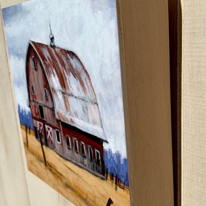 Rustic Barn Art, Barn Landscape, Barn Painting, Rustic Barn Wall Art ...