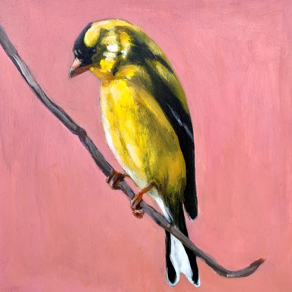 Small Bird Painting - Etsy