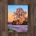 Autumn Sunset Painting Fall Trees Painting Autumn - Etsy